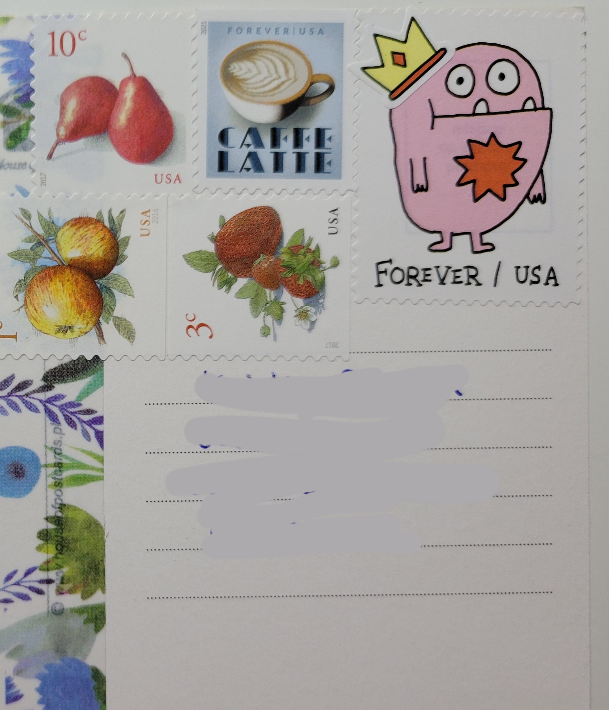 postcard stamp rules